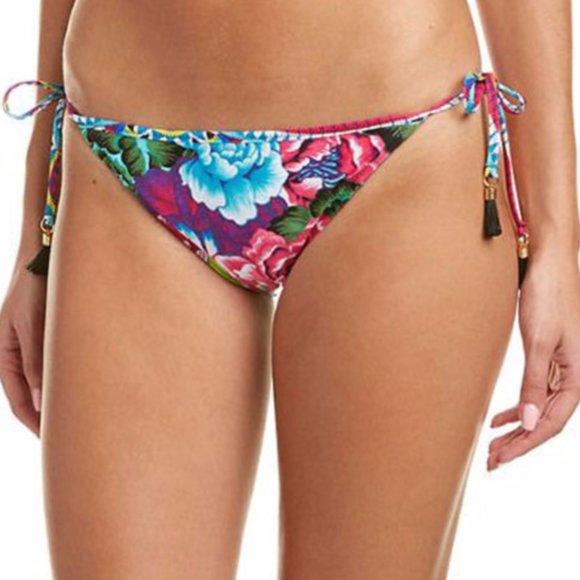 La Blanca | Swim | La Blanca Reversible Flora String Bikini Bottom Nw | Poshmark